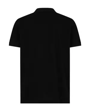 Dsquared2 D2 Logo Patch Polo Shirt - Black