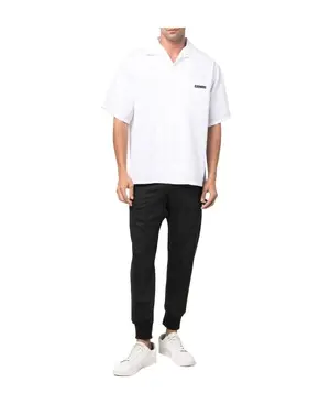 Neil Barrett Stripe-trim Dropped-crotch Track Pants