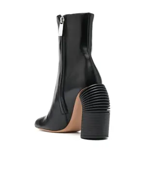 Off-White Tonal Spring Square Toe Boots