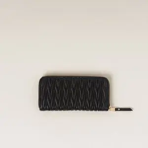 Miu Miu Matelassé Zipped Wallet