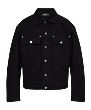 Dsquared2 Icon Logo Embossed Denim Jacket