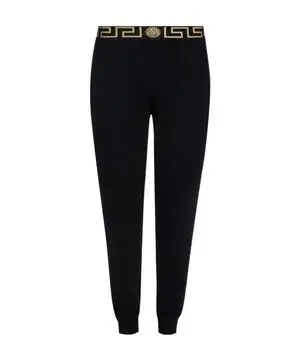 Versace Greca Track Pants - Black