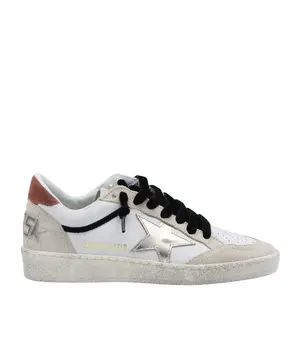 GOLDEN GOOSE Ball Star Lace-up Sneakers - White