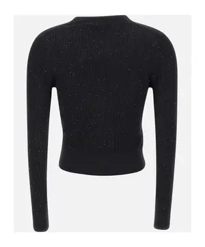 Max Mara Crewneck Button-up Cardigan