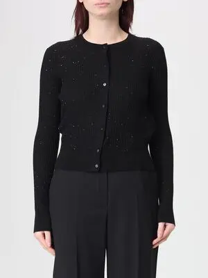 Max Mara Crewneck Button-up Cardigan