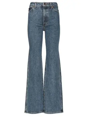 Khaite Straight Leg Pocket Jeans