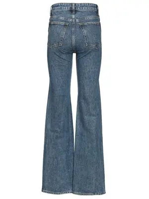 Khaite Straight Leg Pocket Jeans