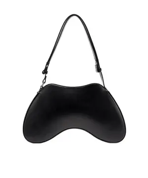 DIESEL® Play Logo Plaque Shoulder Bag - Black