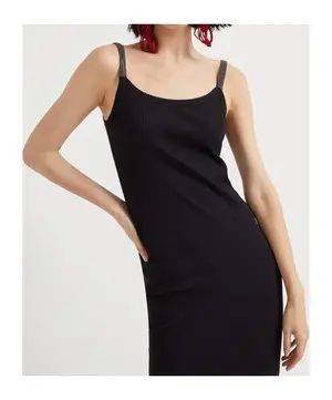 Brunello Cucinelli Embellished Sleeveless Midi Dress