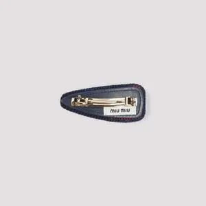 Miu Miu Crochet Logo Hair Clip - Multicolor
