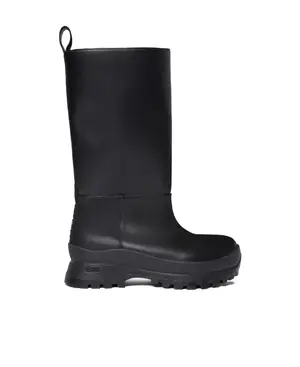 Stella McCartney Rounded-toe Slip-on Boots - Black