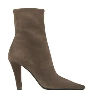 Saint Laurent Zip Up Booties
