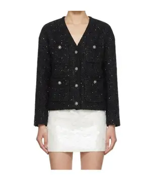 Marissa Chiara V-neck Embellished Jacket