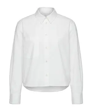 ANINE BING Essie Cropped Pocket Shirt