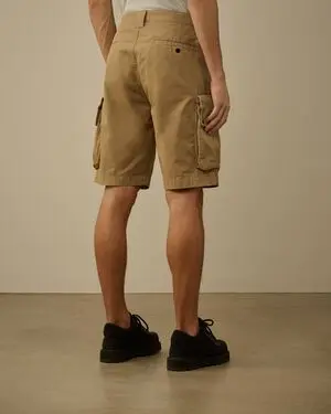 C.P. COMPANY Lens Detail Cargo Shorts - Beige
