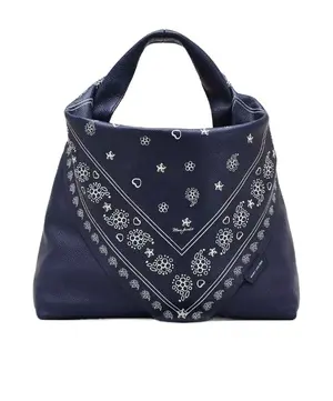 Marc Jacobs The Bandana Sack Bag - Navy Blue