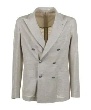 Tagliatore Double-breasted Blazer - Gray