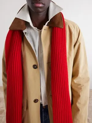 DRAKE'S Reversible Cotton And Linen-blend Jacket - Neutrals