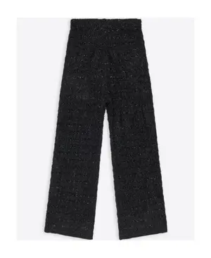 Balenciaga Tweed Metallic Thread Trousers