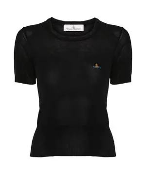 VIVIENNE WESTWOOD Bea Crew Neck T-shirt - Black