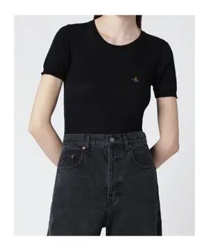 VIVIENNE WESTWOOD Bea Crew Neck T-shirt - Black