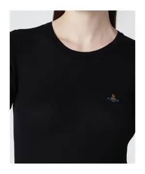 VIVIENNE WESTWOOD Bea Crew Neck T-shirt - Black