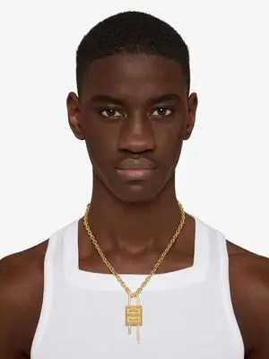 Givenchy 4g Padlock Necklace