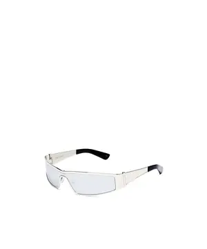 Alexander McQueen Wrap-around Mask Sunglasses