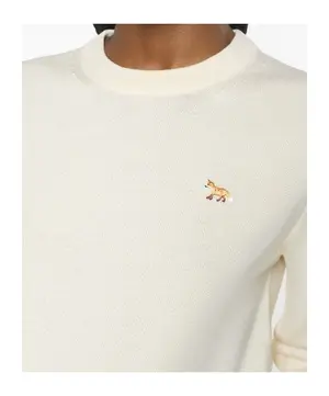 Maison Kitsuné Baby Fox Regular Jumper - White