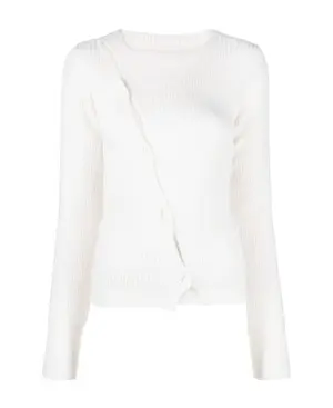 Jacquemus La Maille Pau Asymmetric Cardigan - No