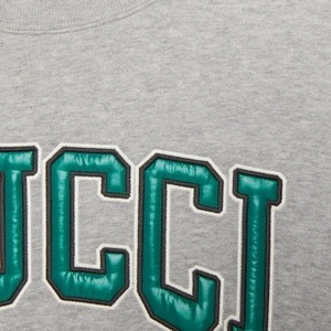 Gucci Logo Patch Turtleneck Sweatshirt