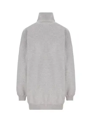Gucci Logo Patch Turtleneck Sweatshirt