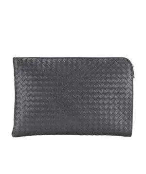 Bottega Veneta Intrecciato Document Case - Black