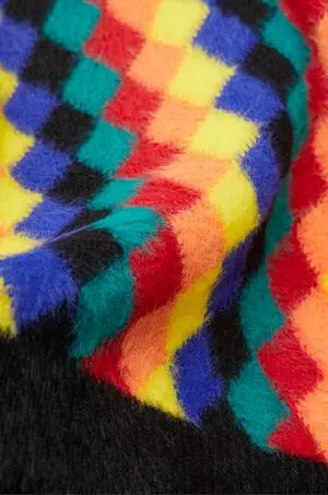 Loewe Argyle High Neck Sweater In Nylon