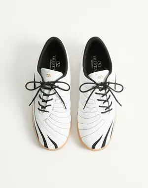 Valentino Garavani Kicky Vlogo Signature Lace-up Sneakers - White