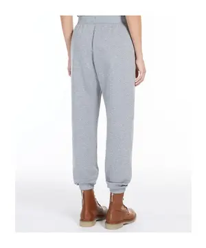 Max Mara Elastic Waist Joggers With Embroidered Logo
