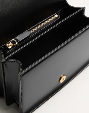 Valentino Garavani Vlogo Signature Chain Shoulder Bag - Black