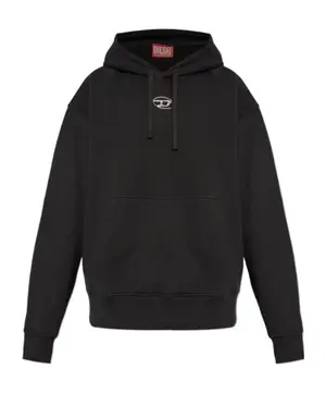 DIESEL® S-macs-hood-od Drawstring Hoodie - Black
