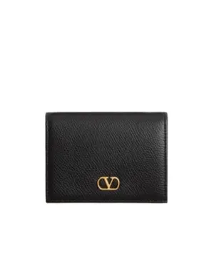 Valentino Garavani Vlogo Signature Wallet - Black