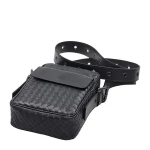 Bottega Veneta Woven Logo Shoulder Bag