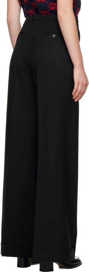 Gucci High Waist Wide Leg Trousers