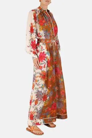 Zimmermann Floral Print Wide-leg Trousers