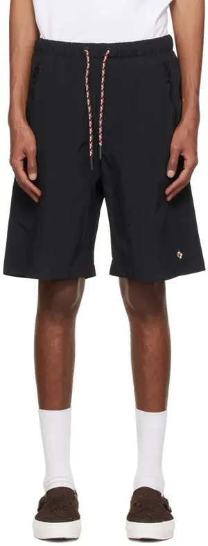 MARCELO BURLON COUNTY OF MILAN Logo Embroidered Drawstring Shorts