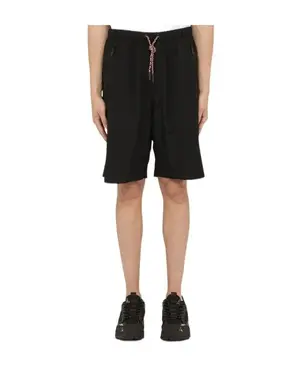 MARCELO BURLON COUNTY OF MILAN Logo Embroidered Drawstring Shorts