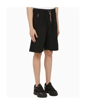 MARCELO BURLON COUNTY OF MILAN Logo Embroidered Drawstring Shorts