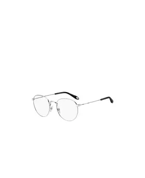 Givenchy Logo Flat Mirror Eyeglasses - White