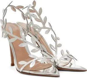 GIANVITO ROSSI Flavia High-heeled Sandals - Silver