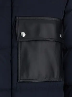 Bottega Veneta Padded Hooded Jacket - Black