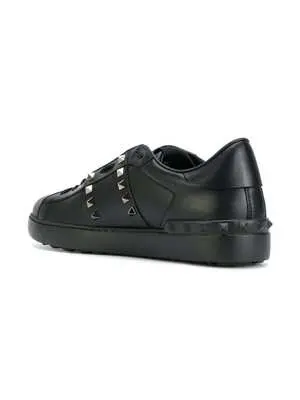 Valentino Garavani Rockstud Untitled Lace-up Sneakers - Black