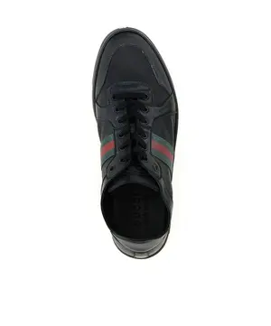 Gucci Stretch Low-top Sneakers With Interlocking G Detail